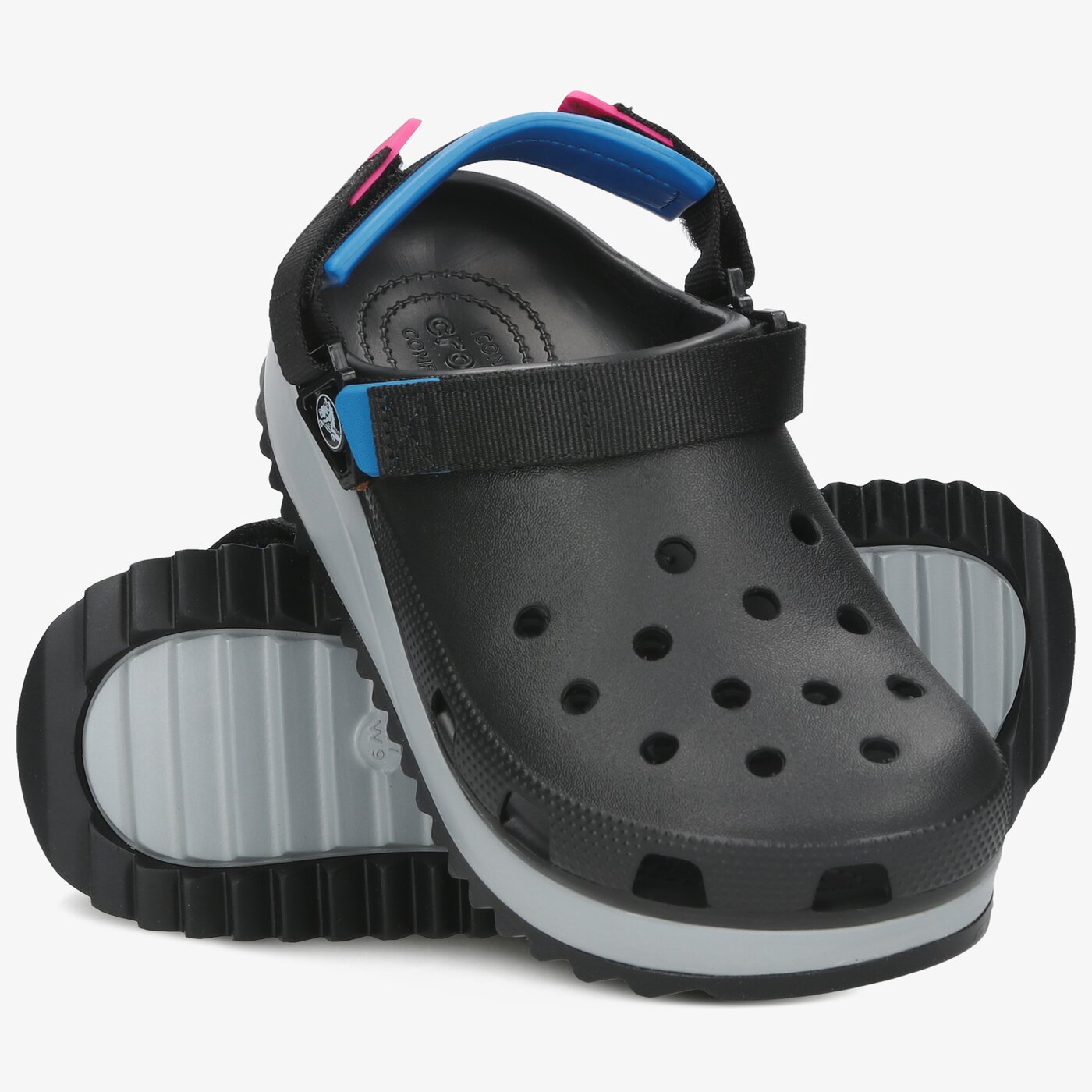 CROCS CLASSIC HIKER CLOG kolor CZARNY (206772-001) - Kobieta - Sandały ...