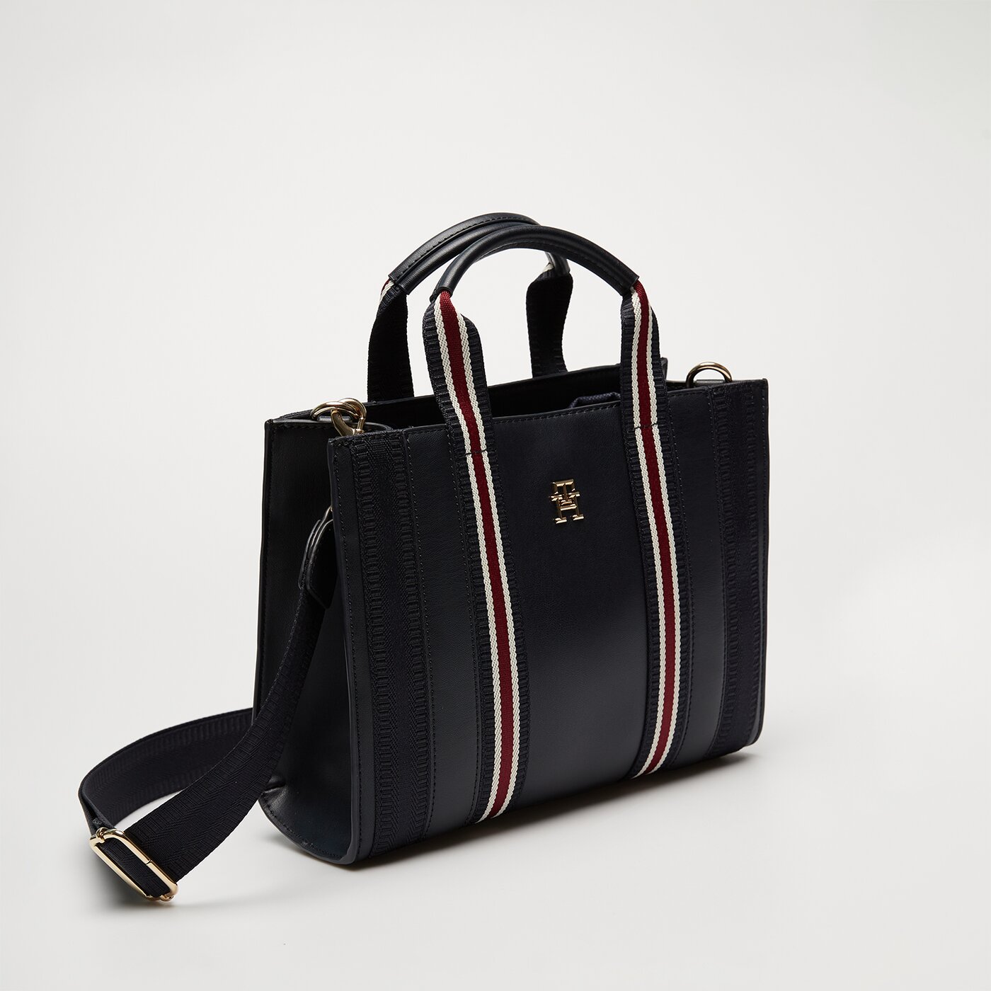 TOMMY HILFIGER TOREBKA TH IDENTITY SMALL TOTE CORP kolor granatowy ... TOMMY HILFIGER TOREBKA TH IDENTITY SMALL TOTE CORP kolor granatowy ...
