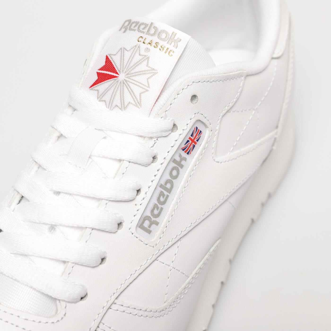 REEBOK CLASSIC LEATHER kolor BIAŁY (100008492) - Mężczyzna - Sneakersy ...
