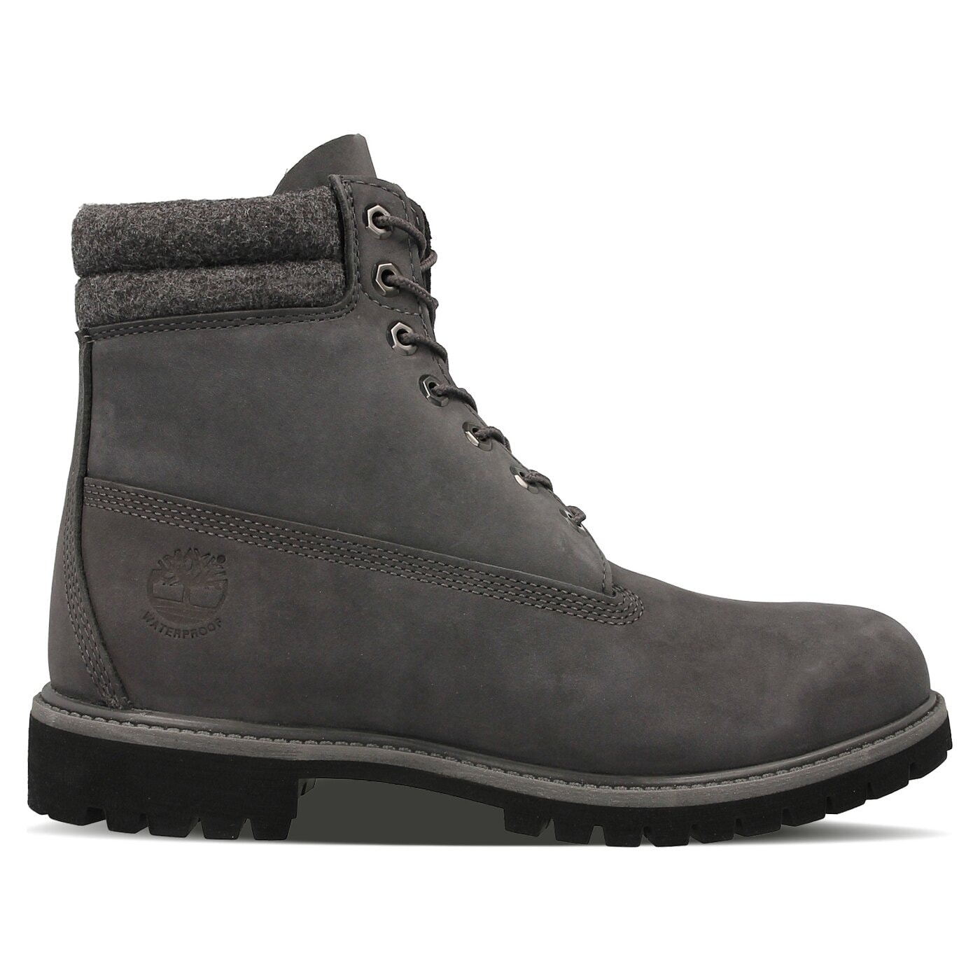 TIMBERLAND 6 IN DOUBLE COLLAR BOOT kolor szary (A159M) - Mężczyzna ...