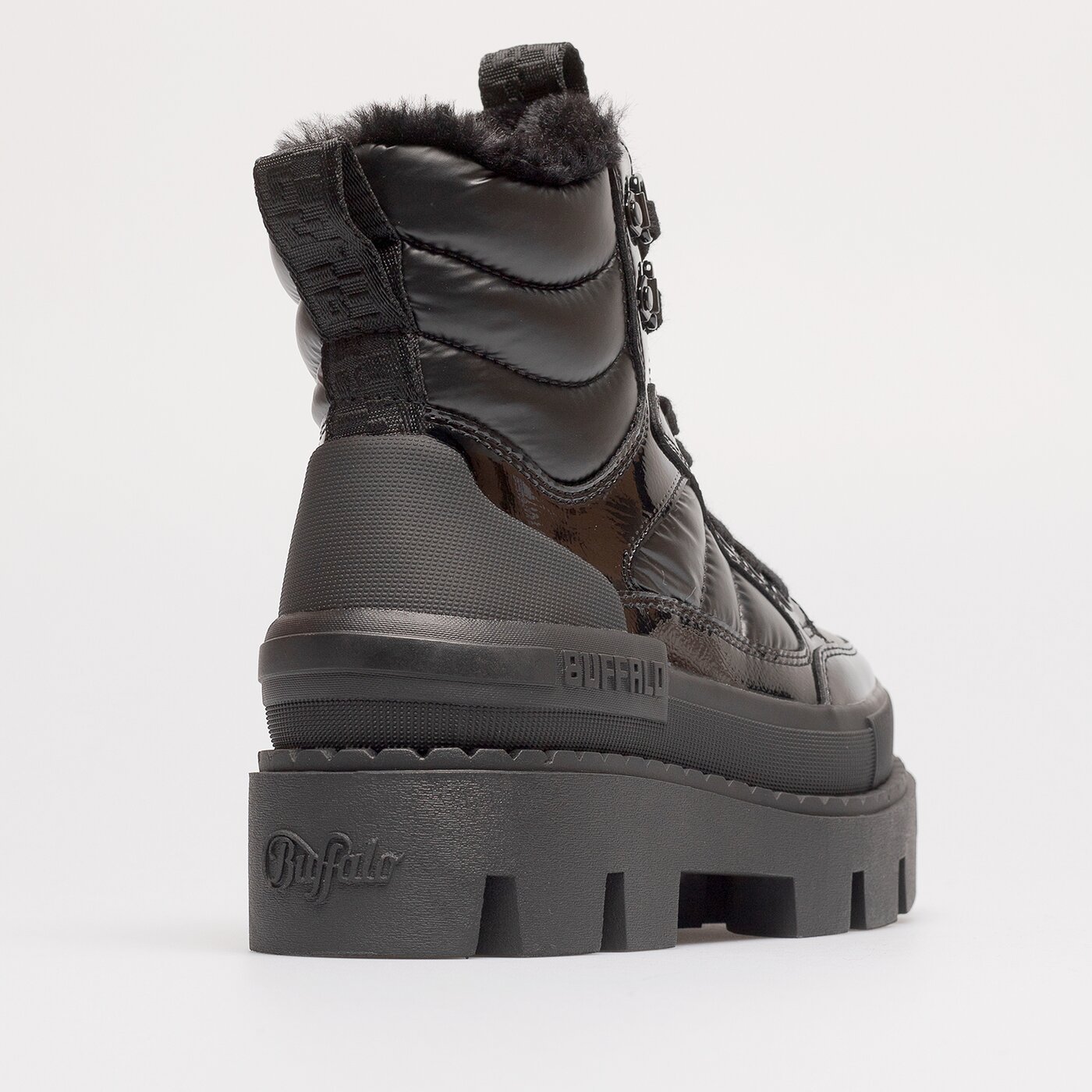 BUFFALO RAVEN SNOW LACEUP MID kolor CZARNY (1630804) - Kobieta - Buty ...