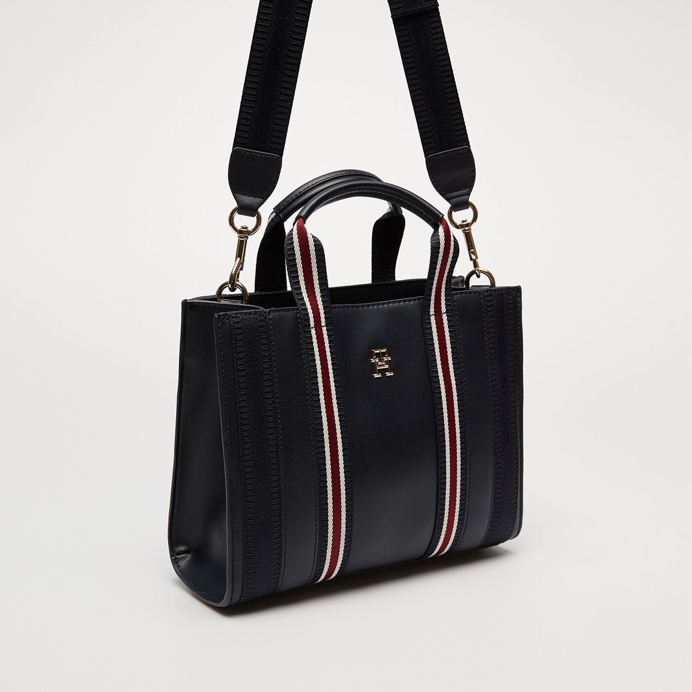 TOMMY HILFIGER TOREBKA TH IDENTITY SMALL TOTE CORP kolor granatowy ... TOMMY HILFIGER TOREBKA TH IDENTITY SMALL TOTE CORP kolor granatowy ...