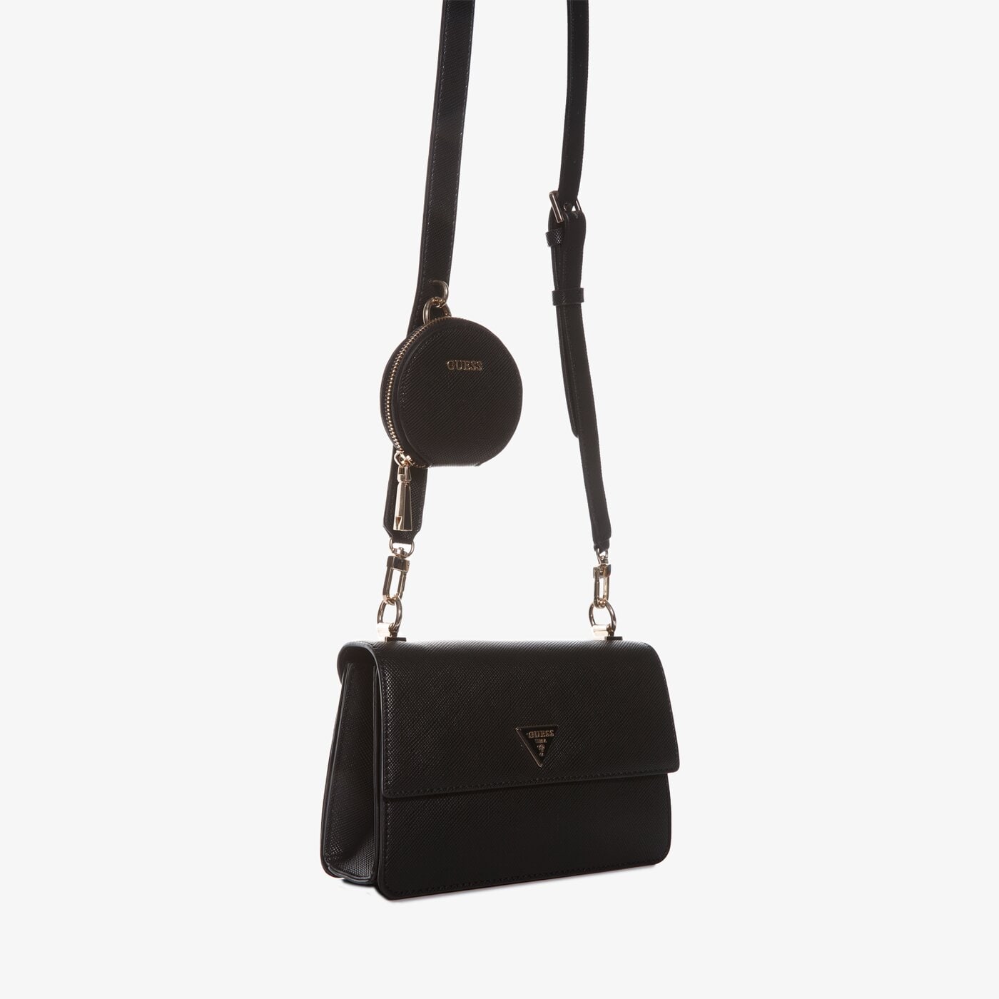 GUESS TOREBKA ALEXIE CROSSBODY kolor CZARNY (HWVG8416190BLA) - Kobieta ...